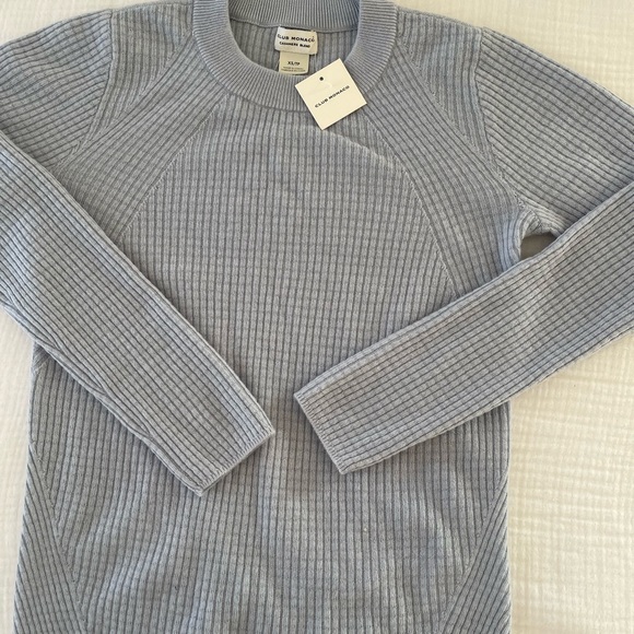 Club Monaco | Sweaters | Club Monaco Cashmeresilk Ribbed Crew Neck ...